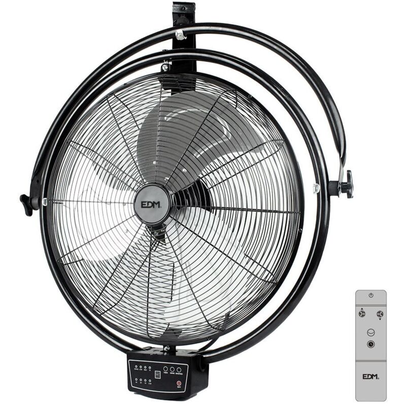 EDM Wandventilator de Wand 33520 Schwarz 120 W Industrie-Decke