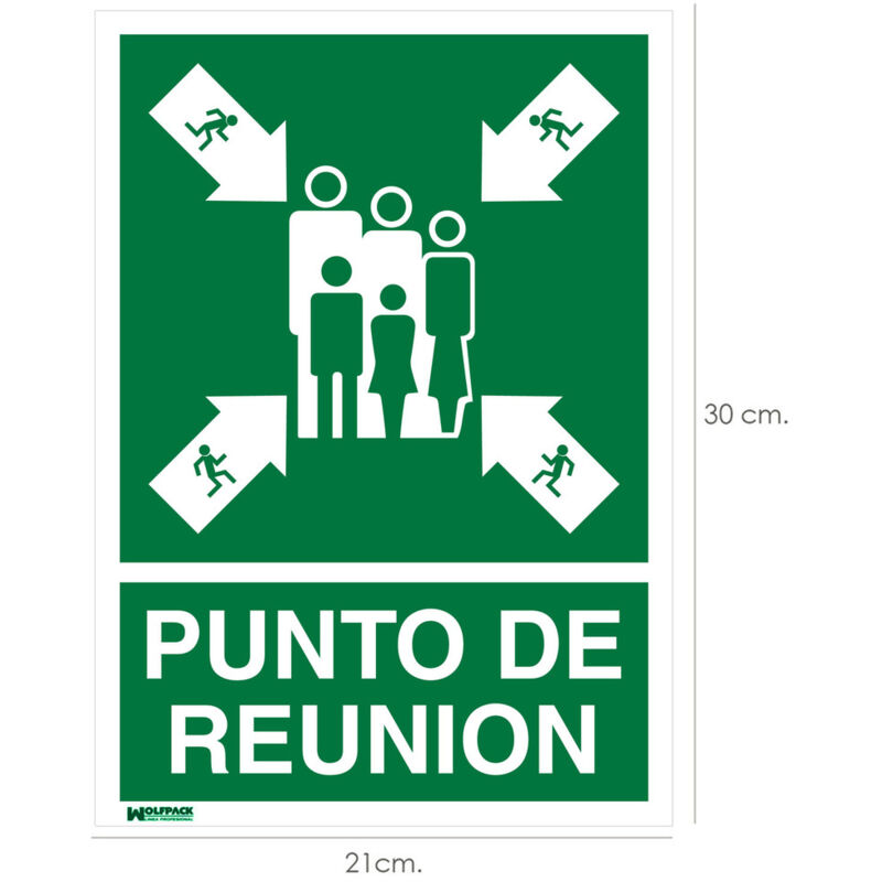 WOLFPACK LINEA PROFESIONAL - Information Poster Point De Reunion 30x21 cm.