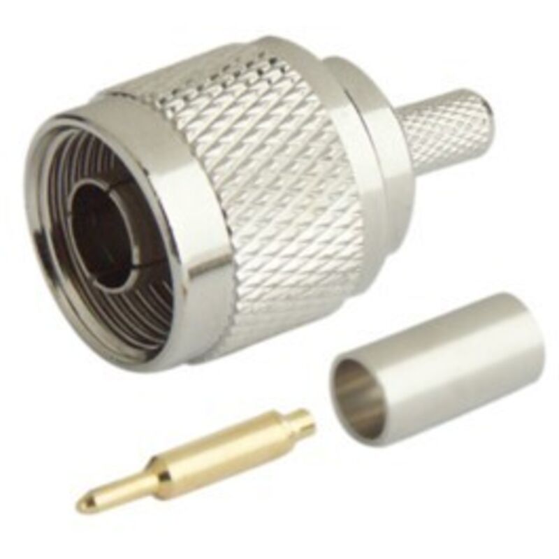 Stecker N male für Kabel RG58 CRIMPAR