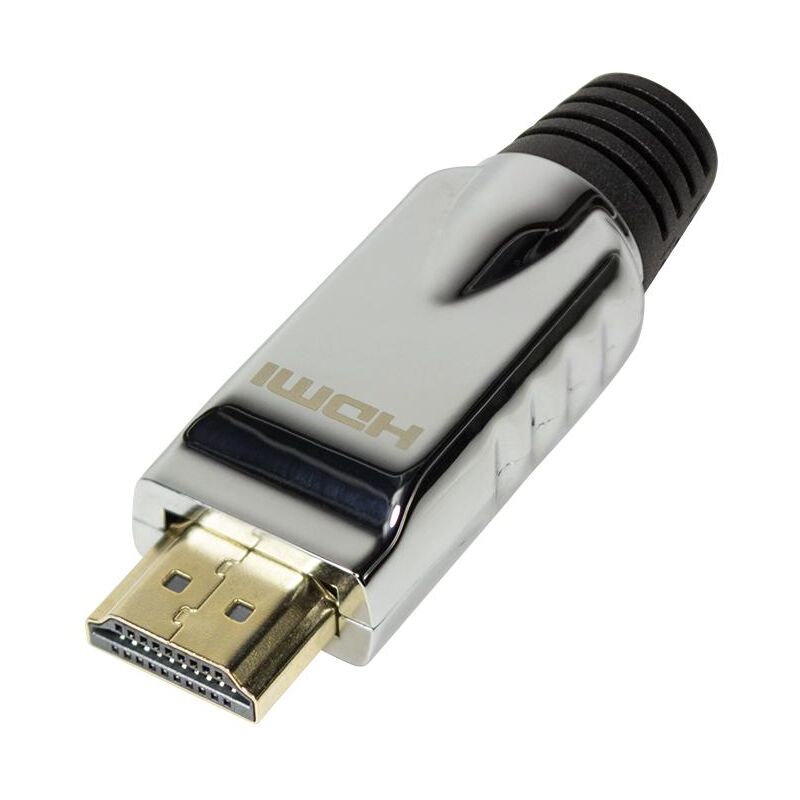 HDMI-Stecker vergoldet HDMI-Stecker gerade Metallgehäuse