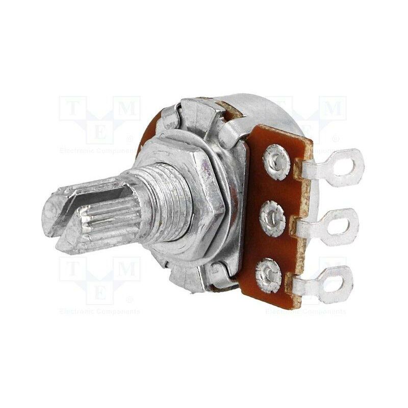 POTENTIOMETER 220K Logarithmisch Kurzer Schaft Stranggepresstes Metall