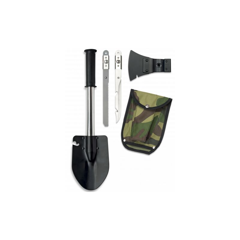 Überlebensschaufel Albainox Mit Messer Sierra Hacha Y Funda 33043