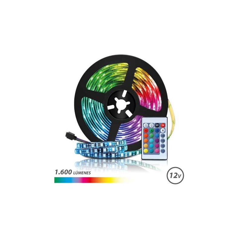 Elbat led strip rgb 12v 1600lm - 30 led pro meter - fernbedienung ...