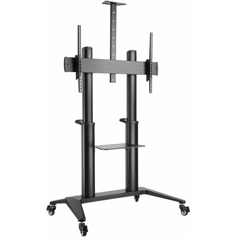 Mobiler Stand-Trolley Schwarz