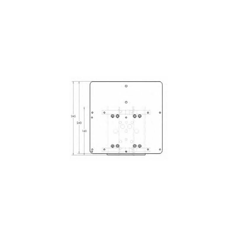 Adapterplatte, um die