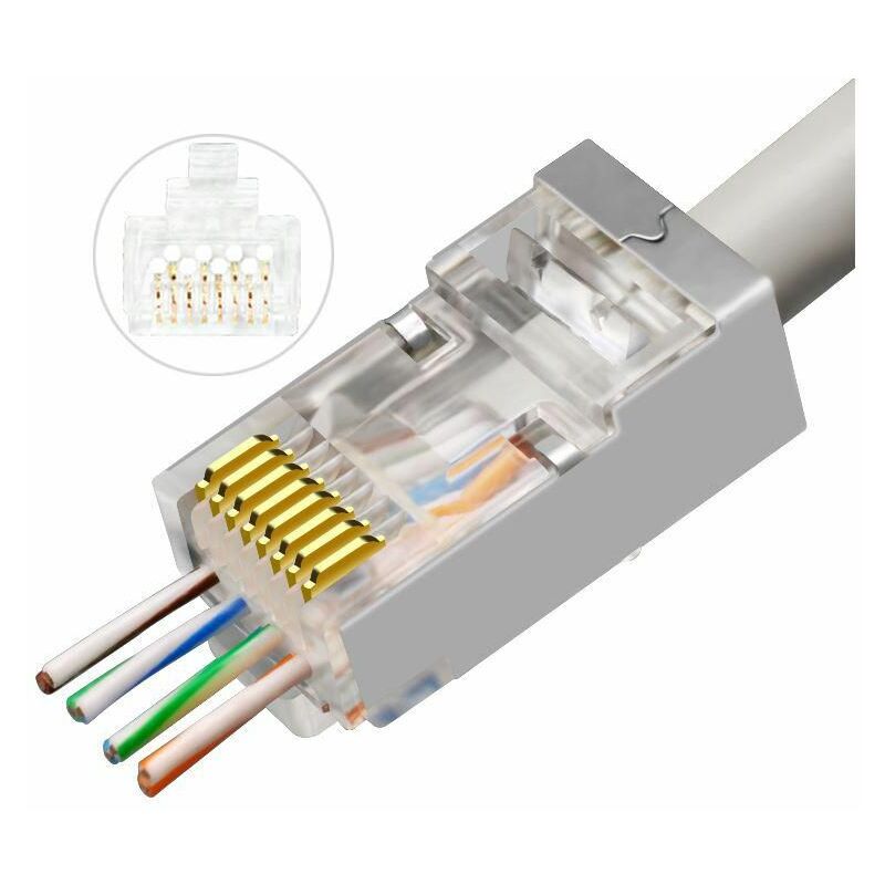 Modularer EZ-Stecker RJ45 CAT6a
