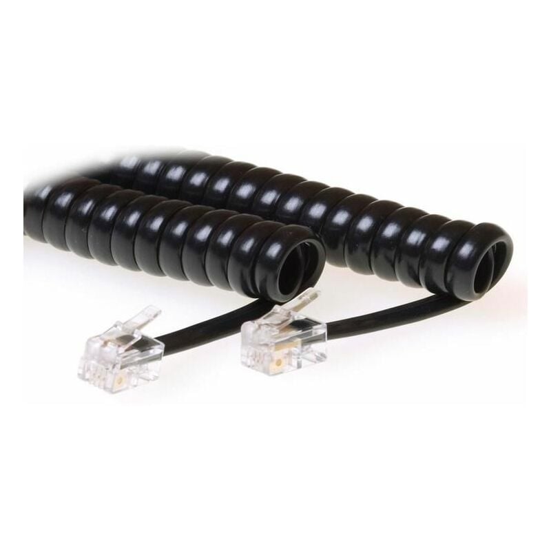 RJ10-RJ10 4M M/M Schwarz