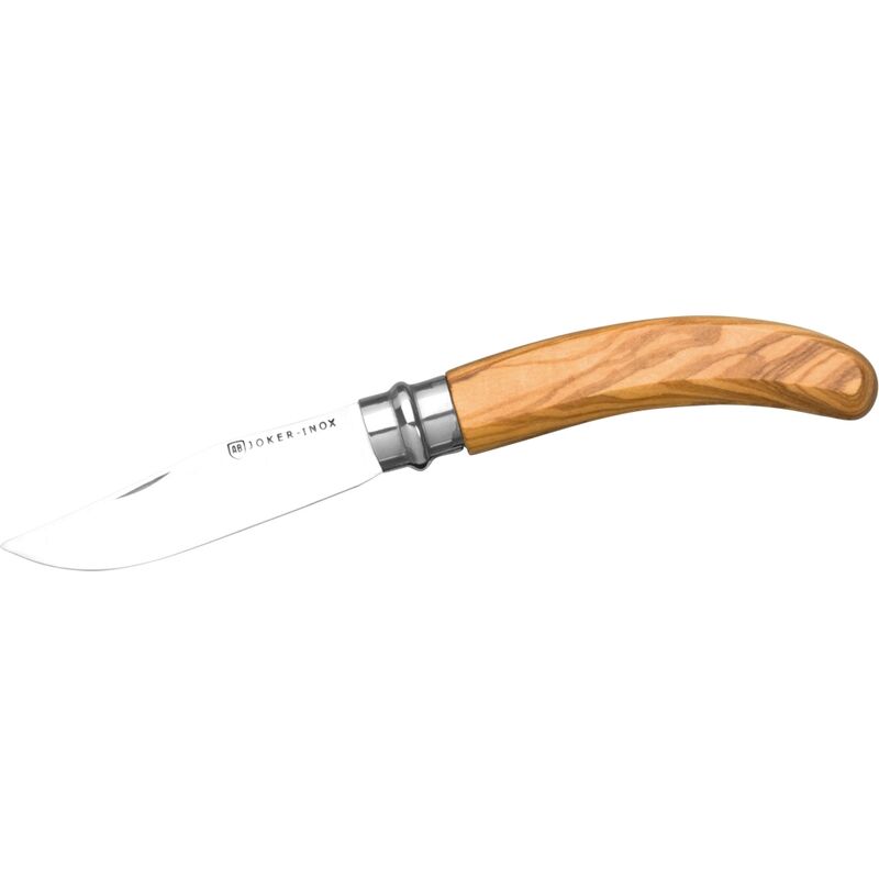 Messer mit olivfarbener Joker-Manschette, drehbarer Ring, Klinge 8 cm ...