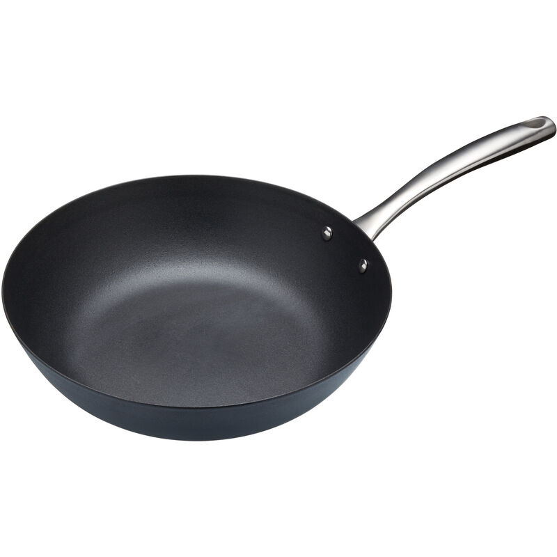 Master Class - Profi-Wok (Antihaft, Induktion, 20 cm), Schwarz, 30 cm