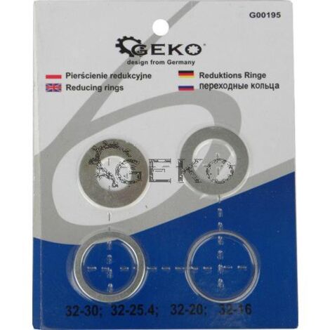 Redukcje do tarcz 4 elem. 32-30, 32-25,4, 32-20, 32-16