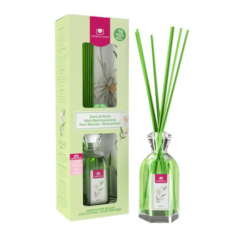 Crystalline Reed Diffuser 180ml Nachtblühender Jasmin Diffusor de aroma ...