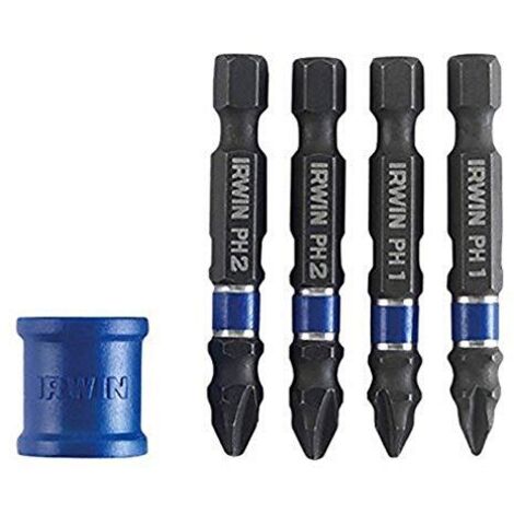 IRWIN IMPACT BITS SET 5-teilig + PH/PZ-GRIFF