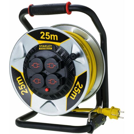 Stanley przedłużacz bębnowy 25m 3x1,5mm 16a ip44