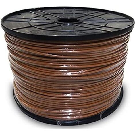 Spule de flexibles Kabel de 1,5 mm in brauner Farbe, mit 1000 m de ...