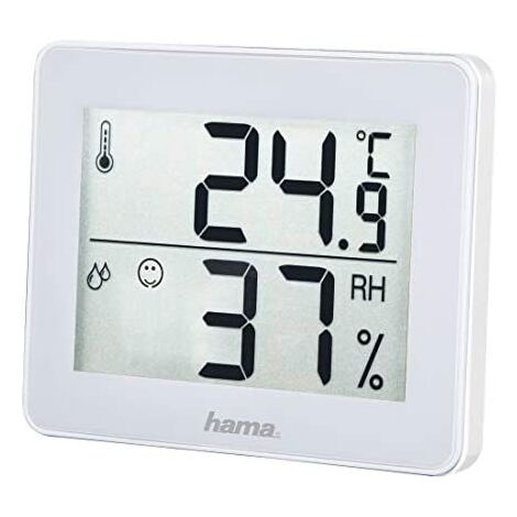 Hama Digitales Thermometer und Hygrometer (Raumluftfeuchte- und ...