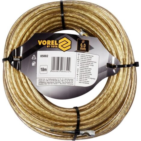 VOREL 85002 Seil 18 m Metall
