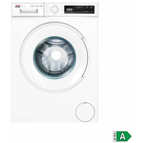 New Pol Waschmaschine 8 Kg, 1200 U/min, A, Anti-allergisch, Schwarzes ...