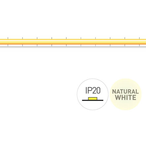 LED-Streifen Cob 5000k 24v 10w/m 385 Ip20 5mm 5m 252030-5010