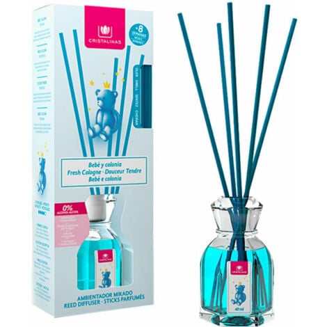 Crystalline Reed Diffuser 40ml Fresh Cologne Diffuser de aroma Bottle ...