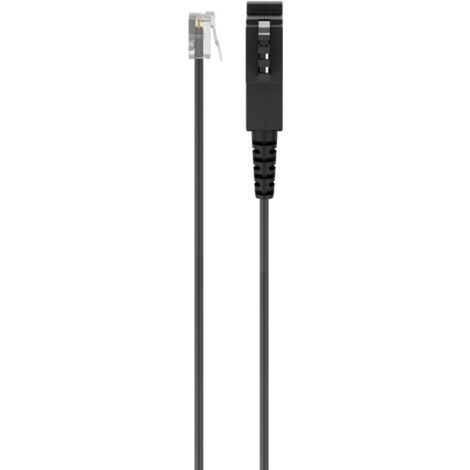 Telefonkabel (Universal Pinout), schwarz, Kupferkaschierter ...