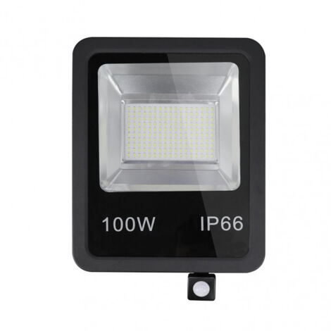 100w 6500k schwarz 9000lm led sm sm ip66 39,5x28,5x7 cm