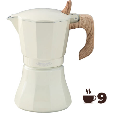 Oroley COFFEE MACHINE 9 CUPS. PETRA-CREME Silber