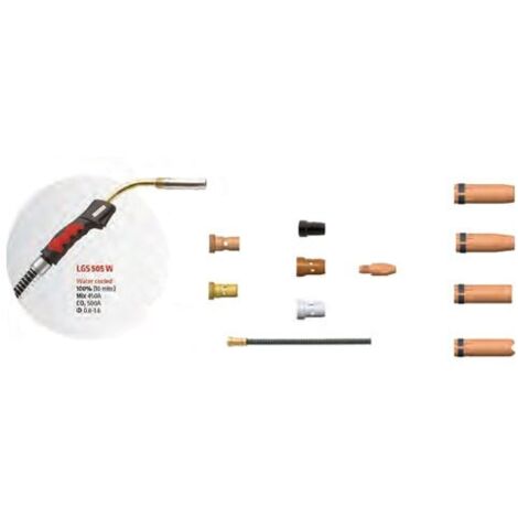 Lincoln Electric KP10445-16 Düse de Strom, M8 x 1,6 mm, 30 mm Länge ...