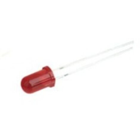 LED-Diode ROT 5mm 12Vdc 1000mcd