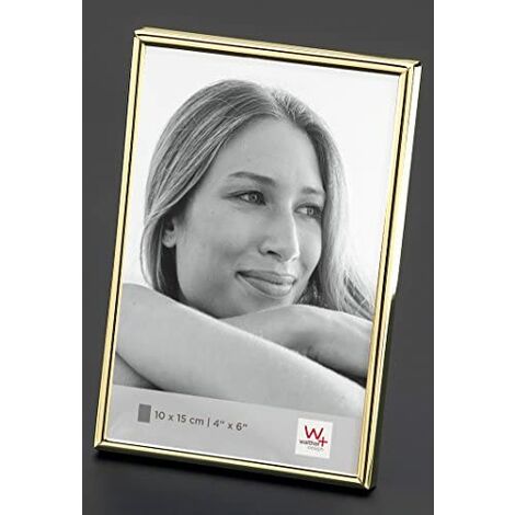Walther Design WD015G Chloe, Portraitrahmen 10 x 15 cm, Golden