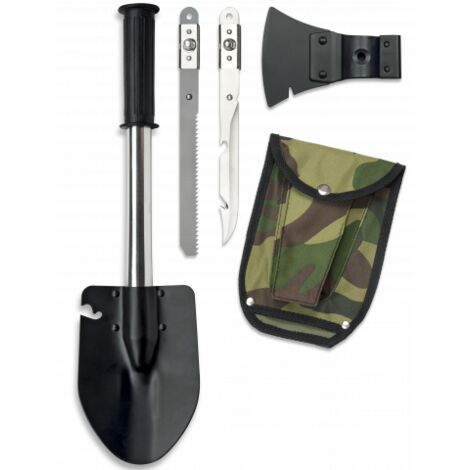 Überlebensschaufel Albainox Mit Messer Sierra Hacha Y Funda 33043