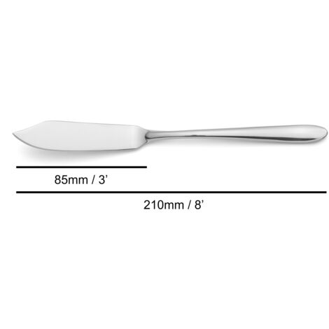 Fischmesser Arcos Berlin 561200 einteiliger Monoblock Edelstahl 18/10 ...
