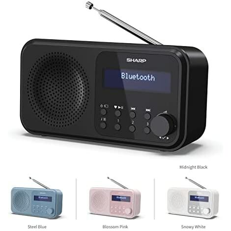 Sharp Tokyo DR - P420(BK) - Tragbares Digitalradio (Dab/Dab/FM mit RDS ...
