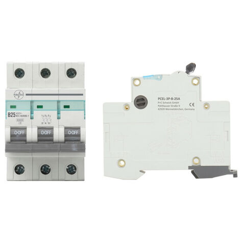 Magnetothermischer Leitungsschutzschalter Mcb 3p B 16amp 400vac Pcel-3p ...