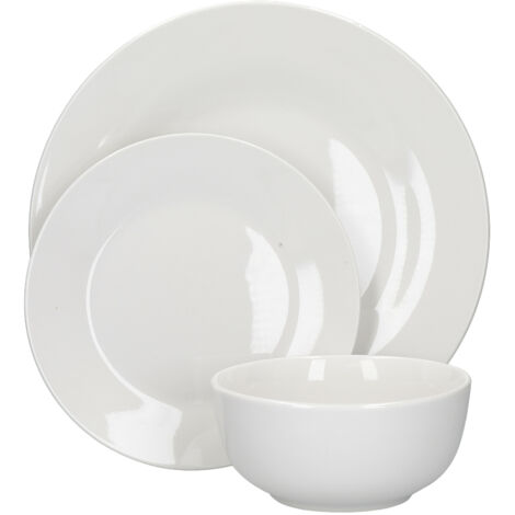 Mikasa Alexis Geschirr, Teller und Schalen Set de Minimalistischer Stil ...