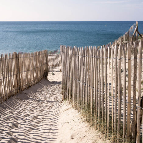 Toile murale ocean deco plage 30x30 cm pour evacuer le stress du bureau ...