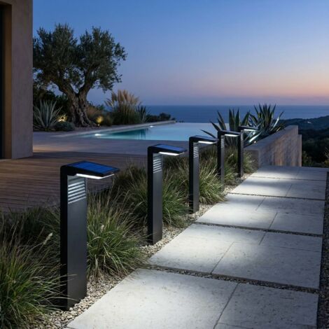Conjunto de 8 balizas solares 150LM OSTRY