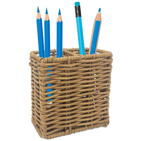 Porte-stylo double 11x5.5x10.2cm