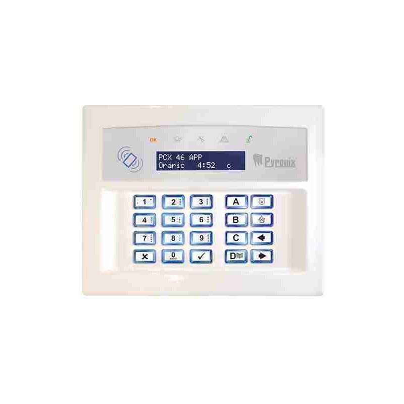 PCX-LCDP/W - TECLADO CON CABLE PARA INTERIOR