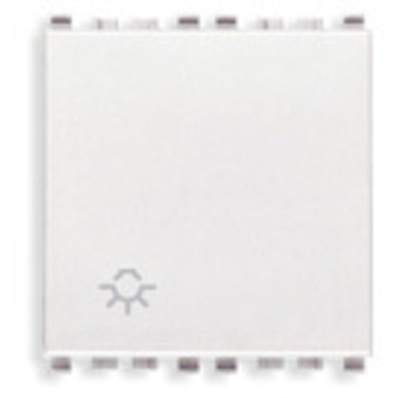 VIMAR - 20008.2.LB 1P NO 10A Botón de luz 2M blanco