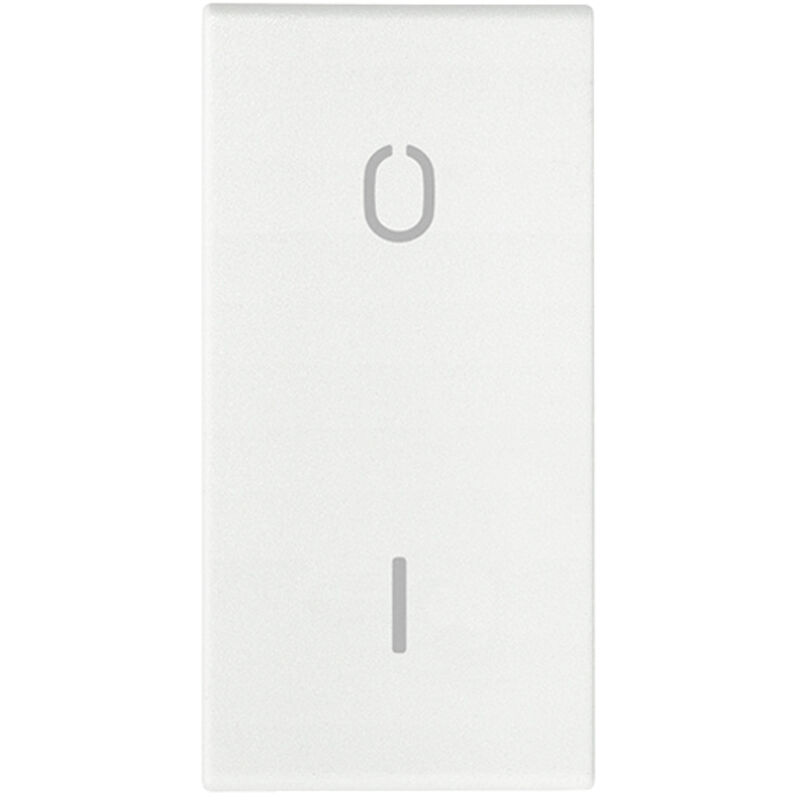 VIMAR - 19021.99.B Botón 1M con símbolo OI blanco