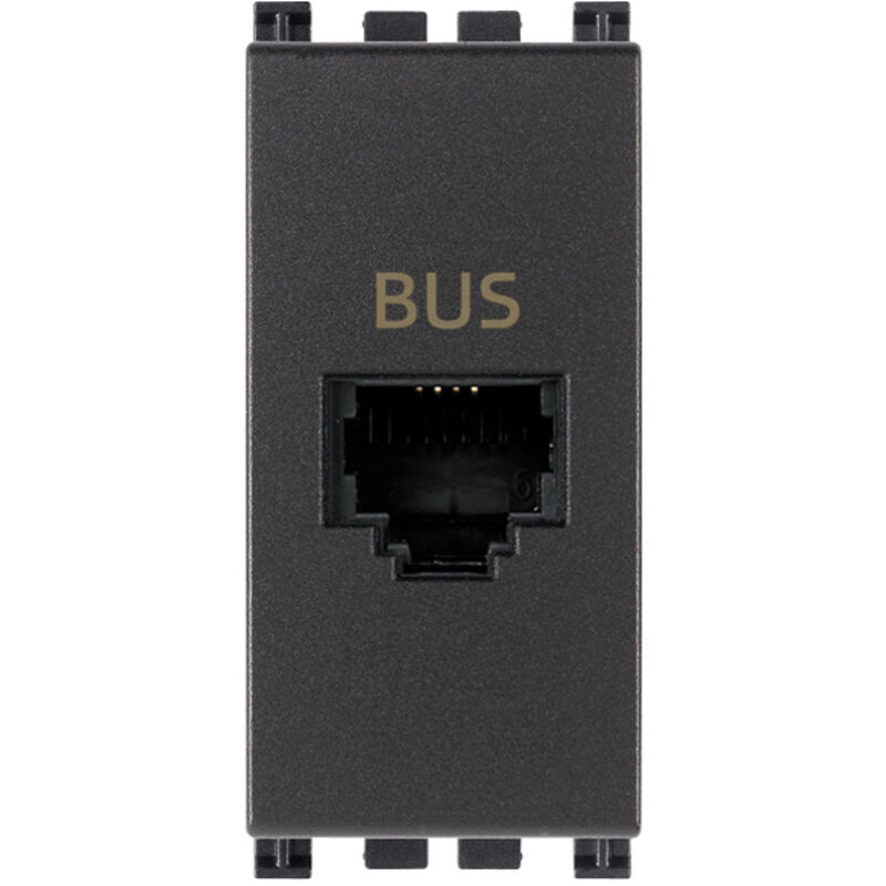 VIMAR - 19329 Conector RJ11 especial para bus, gris