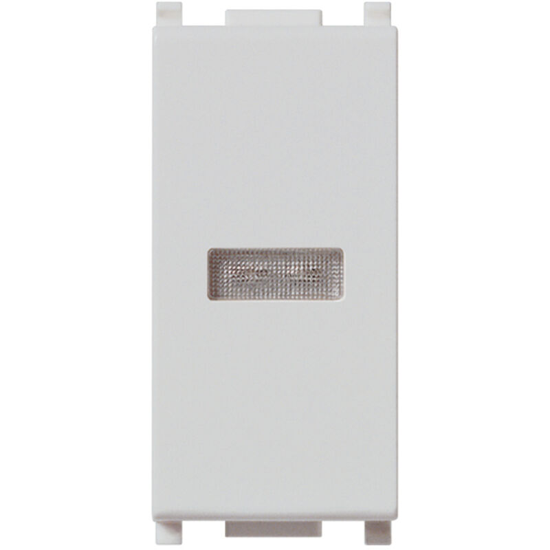 VIMAR - 14386.B.SL Luz indicadora de difusor blanco Plata