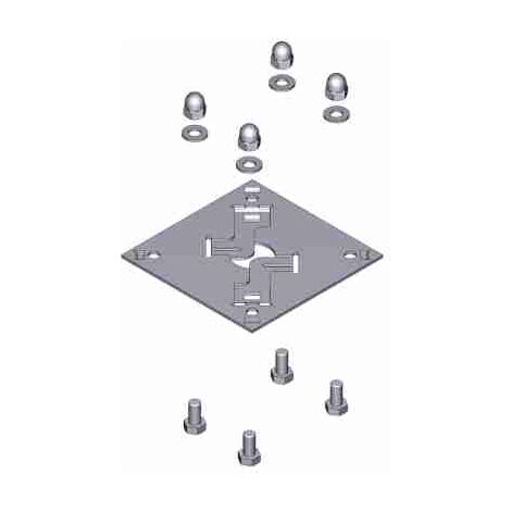 Base de Anclaje Columna 70X70Mm Reemplazo CAME 119RIR001