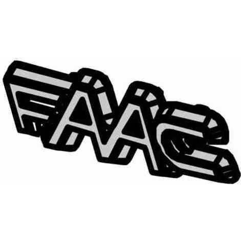 Placa Logo Pequeña Grupo '03 Faac 7324755 5 Recambio Original Nuevo