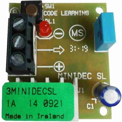 Tarjeta de decodificación FAAC MINIDEC SL 785505