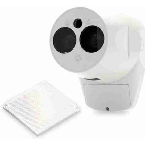 Detector de humo lineal reflexivo motorizado y autoalineable