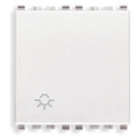 VIMAR - 20008.2.LB 1P NO 10A Botón de luz 2M blanco
