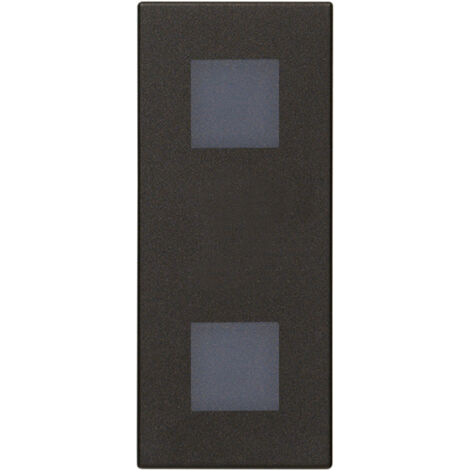VIMAR - 30388.G Doble luz indicadora con difusor negro neutro