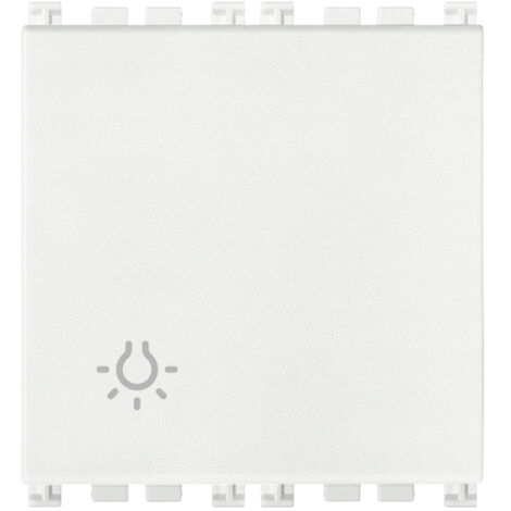 VIMAR - 19008.2.LB 1P NO 10A Botón de luz 2M blanco