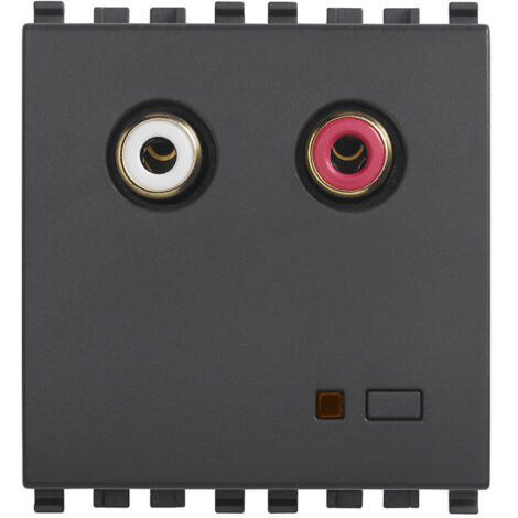 VIMAR - 20582 Entrada de audio RCA 2M gris